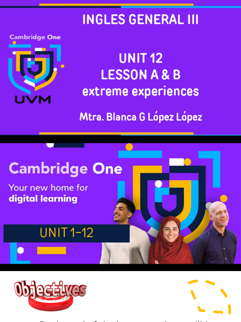 Ingles Iii Unit 12 Lesson A And B Pdf Grammar Syntax