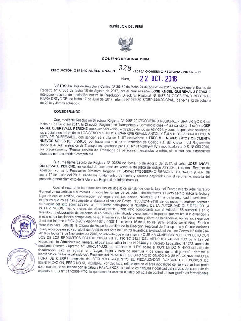 Resolucion 328-Gri | PDF