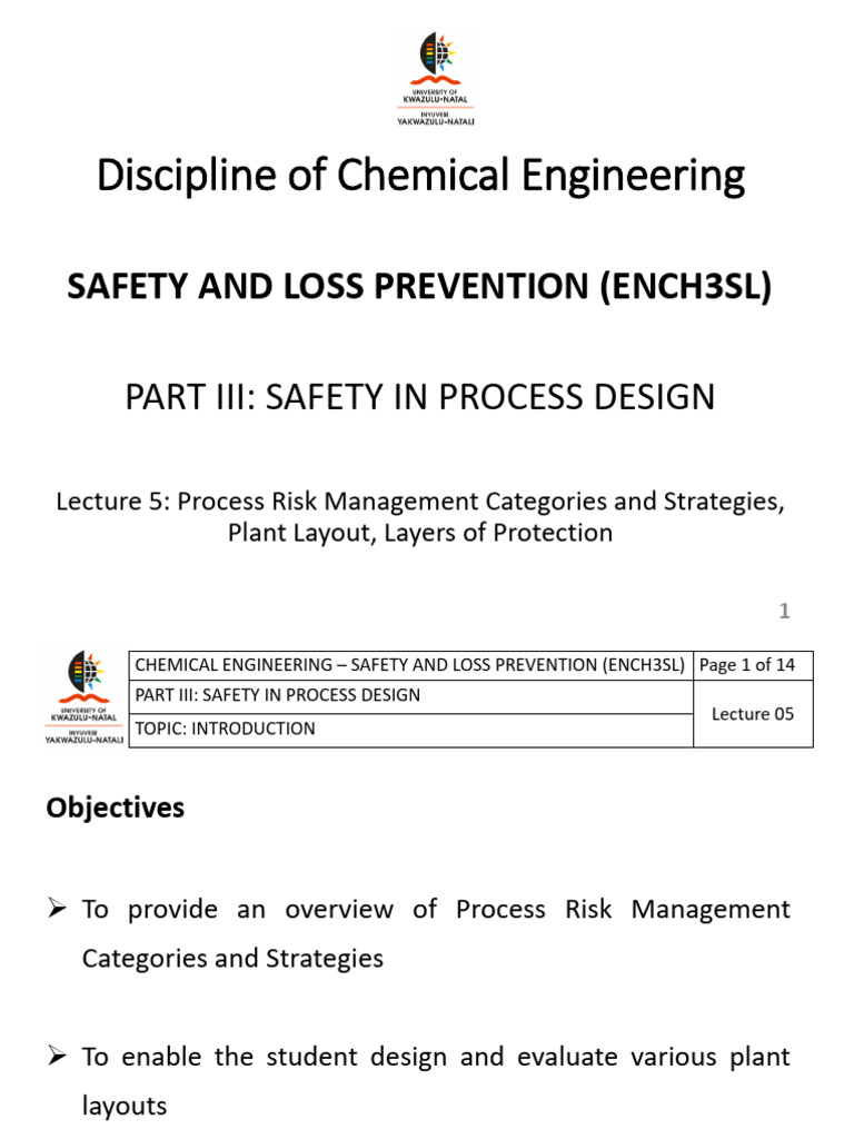 005 - Lecture - 5 - Safety in Process Design | PDF | Boiler | Chlorine
