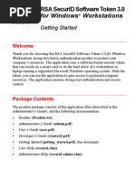 RSA Token Software Installation Guide | PDF | Computers | Technology ...
