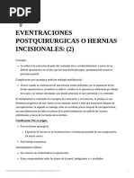 Eventración y Evisceración: Clasificación y Complicaciones | PDF ...