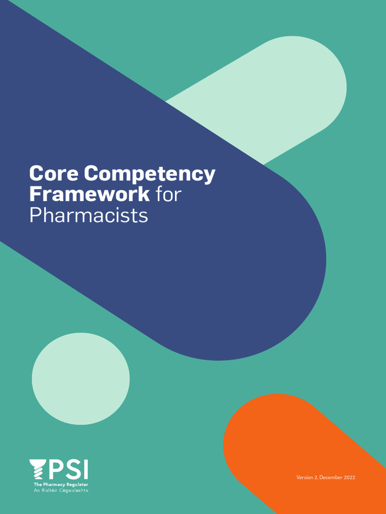 PSI Core Competency Framework For Pharmacists | PDF | Pharmacist | Pharmacy