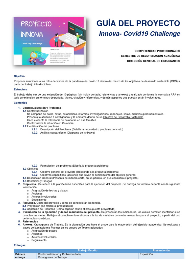 Proyecto Innova | PDF | Planificación | Presupuesto