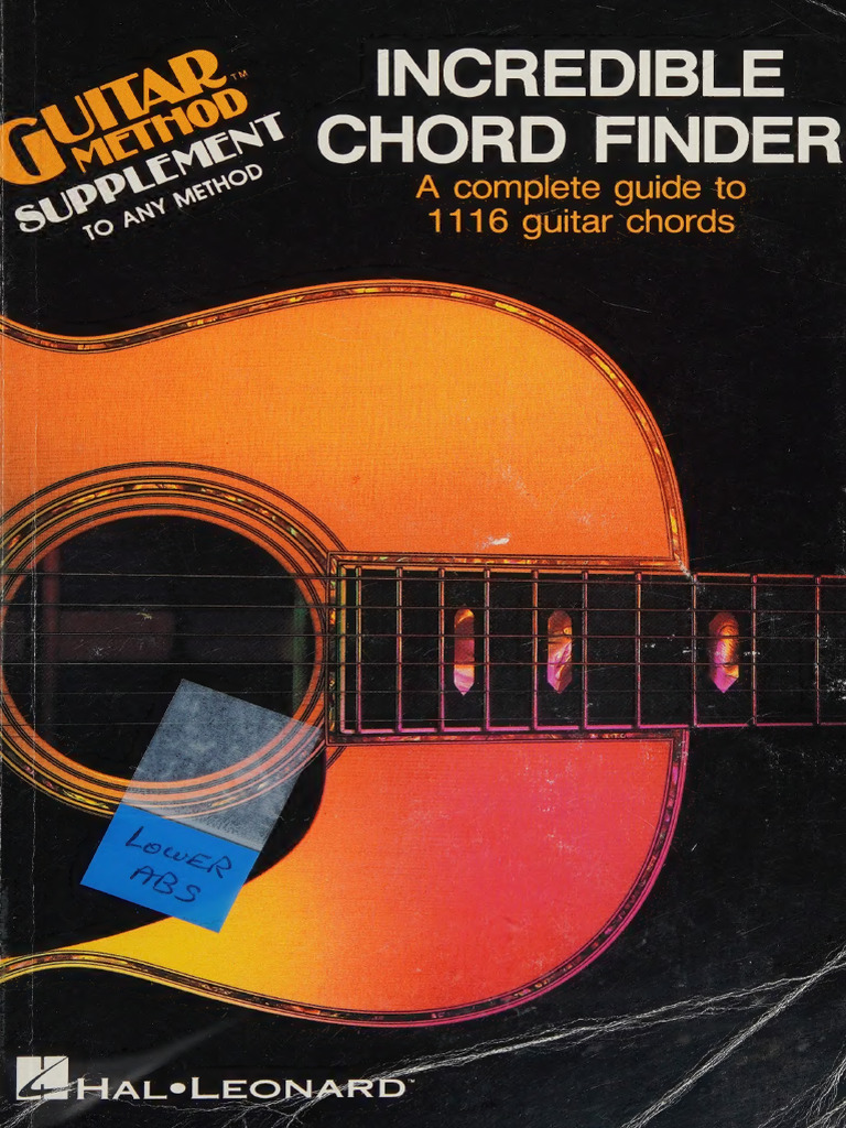 Incredible Chord Finder - Easy-To-use Guide To Over 1100 | PDF | Chord ...