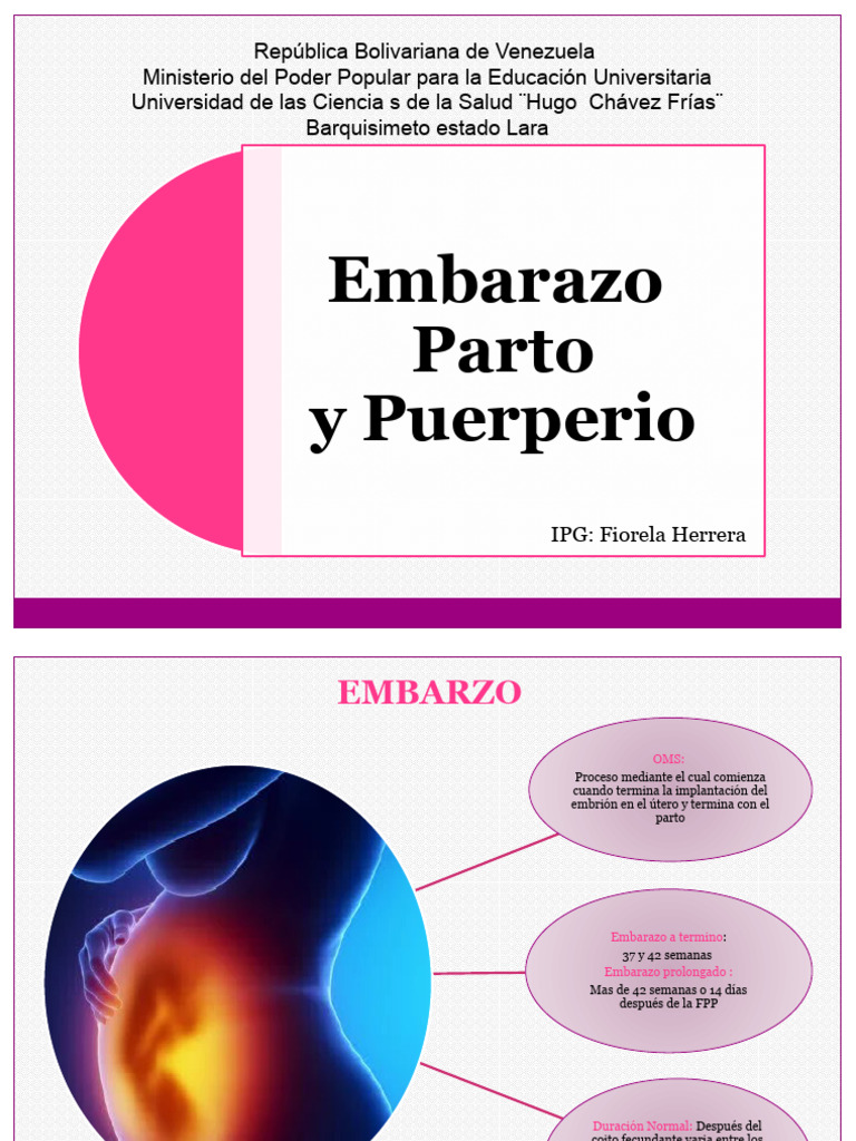 Embarazo, Parto y Puerperio | PDF | El embarazo | Parto