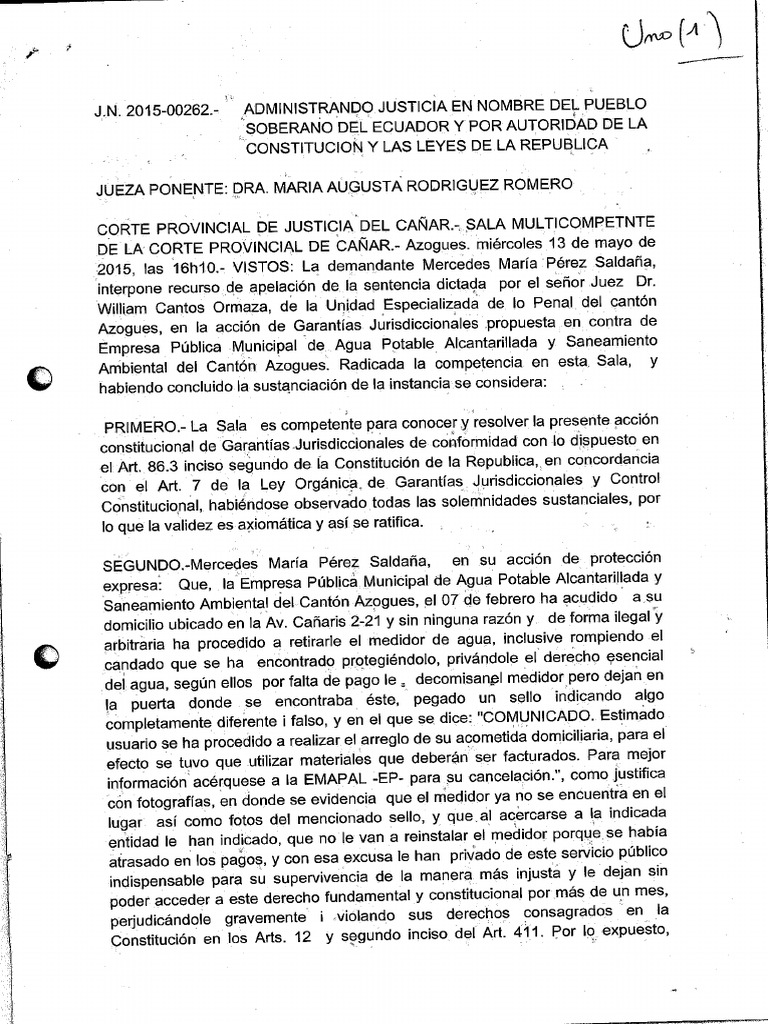 DEMANDA A Foja 4 | PDF | Judicaturas | Constitución