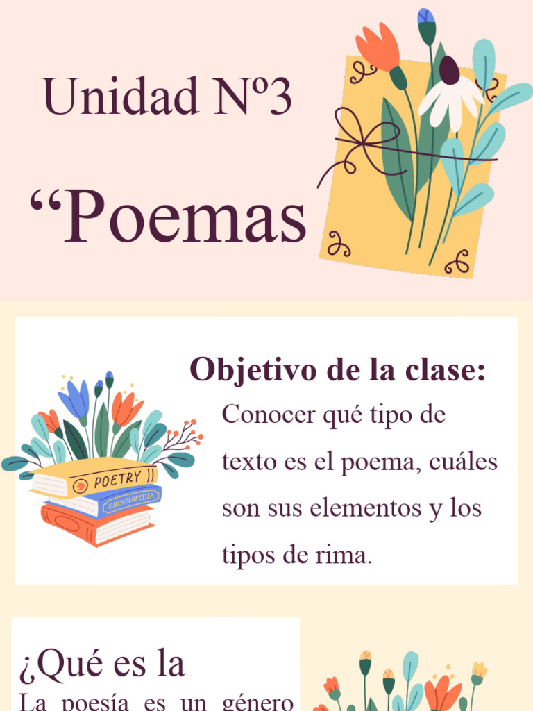 El Poema y Sus Elementos | PDF