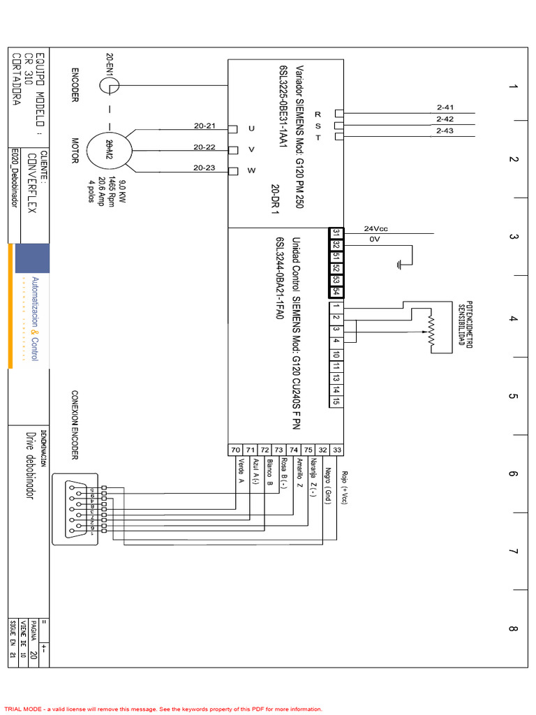E020 TB COR Debobinador | PDF