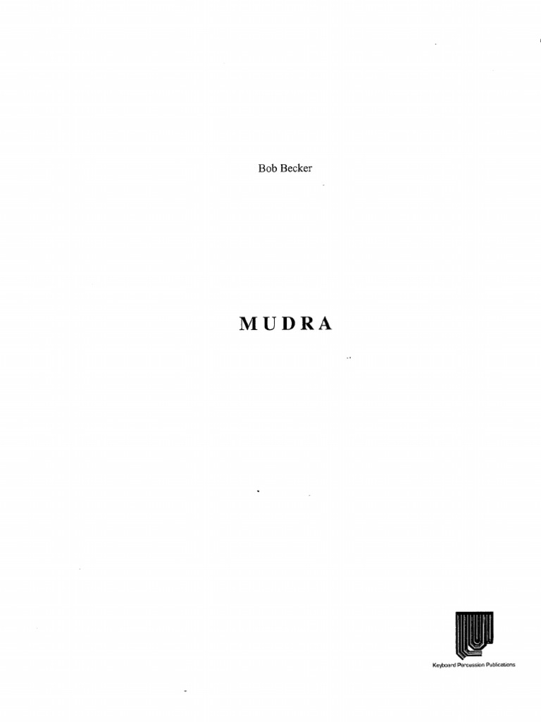 Mudra - Bob Becker | PDF