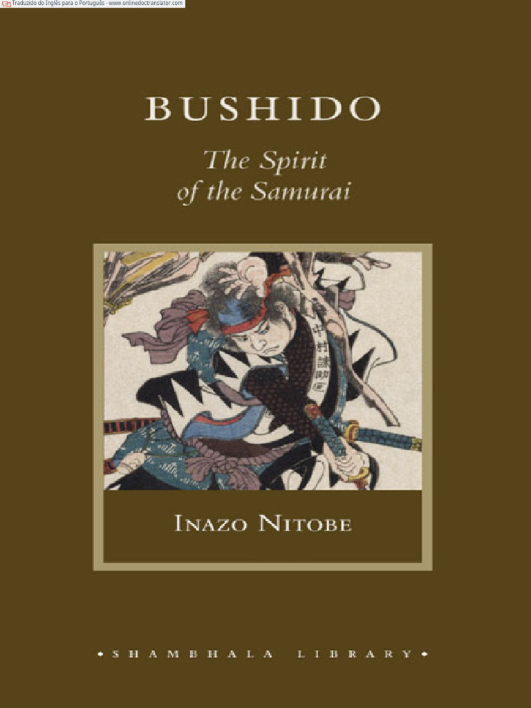 Bushido The Spirit of The Samurai Inazo Nitobe Z Library .En - PT | PDF ...