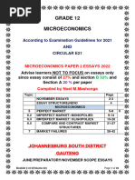 Economic Essays Grade 12 | PDF | Taxes | Exports