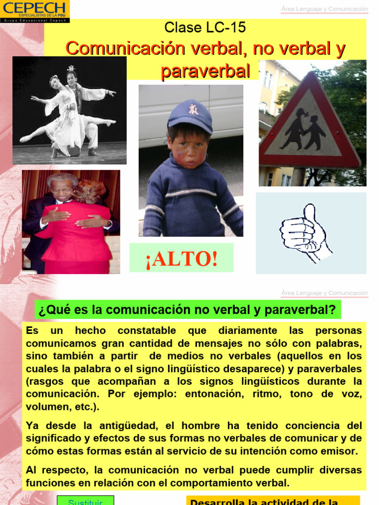 Comunicaci N Verbal No Verbal y Paraverbal | PDF | Comunicación | Comunicación no verbal