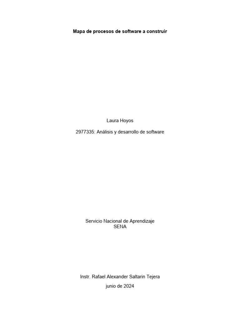 Mapa de Procesos de Software A Construir | PDF | Software | Las compras ...