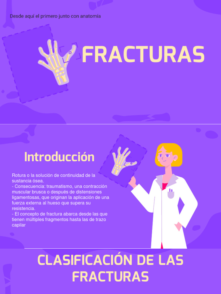 FRACTURAS | PDF | Dolor lumbar | Escoliosis