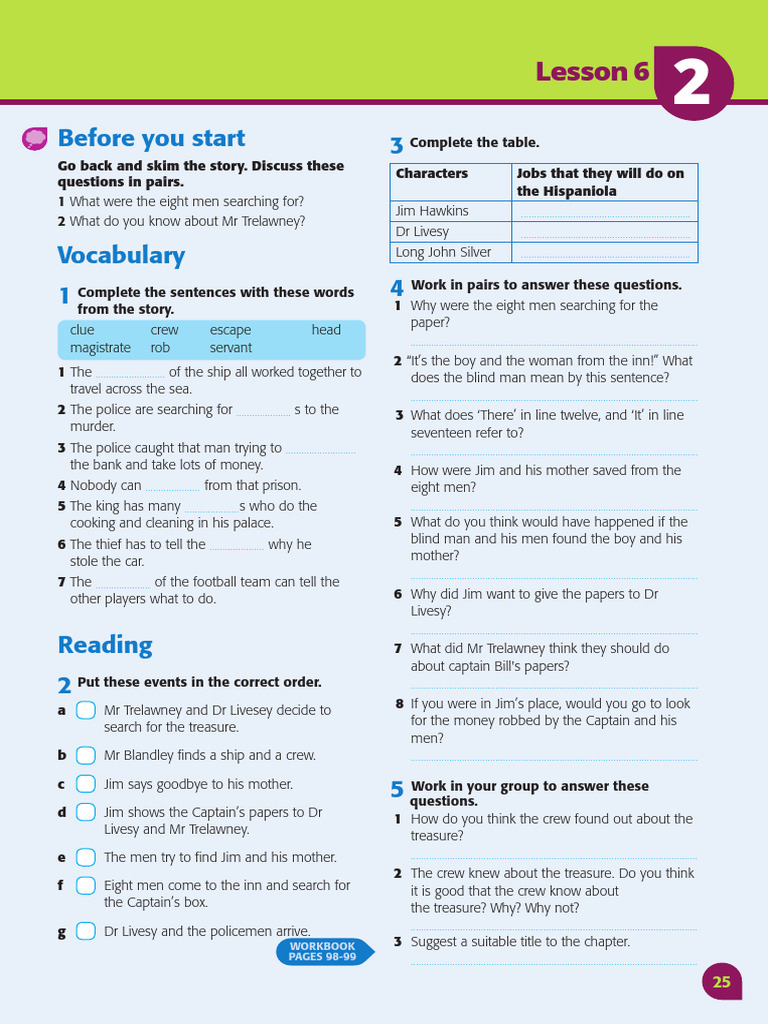 3 Before You Start: Lesson 6 | PDF