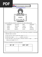 Regras de Uso do G e GU na Ortografia | PDF