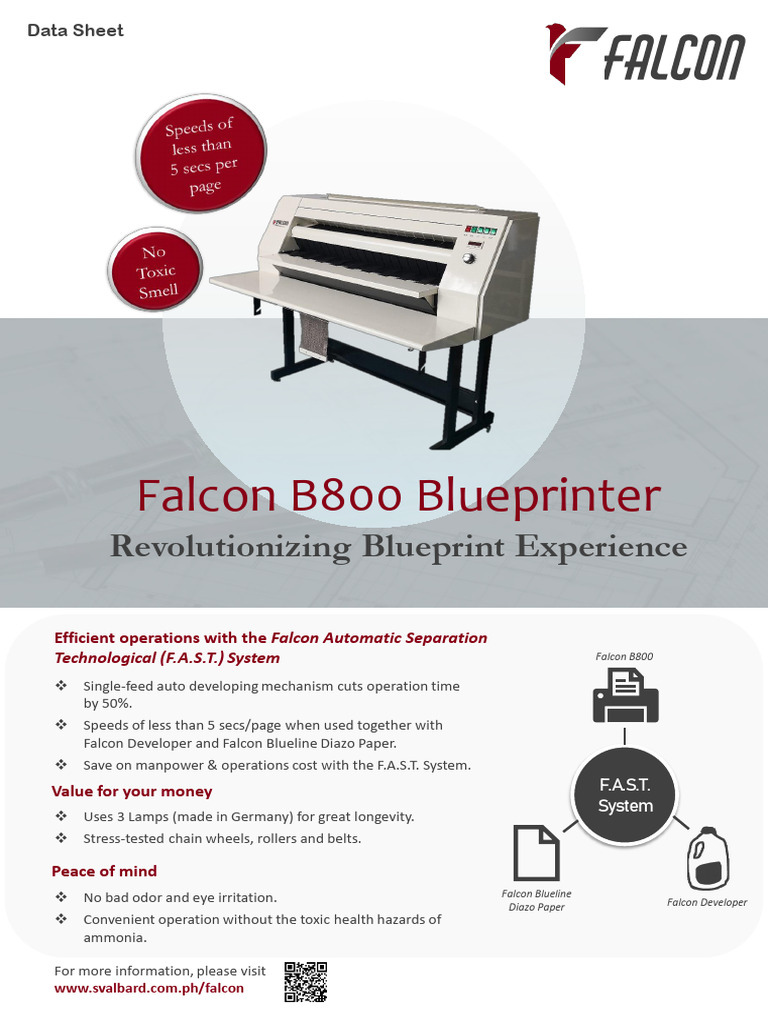 Falcon B800 Blueprinting Solutions | PDF | Paper