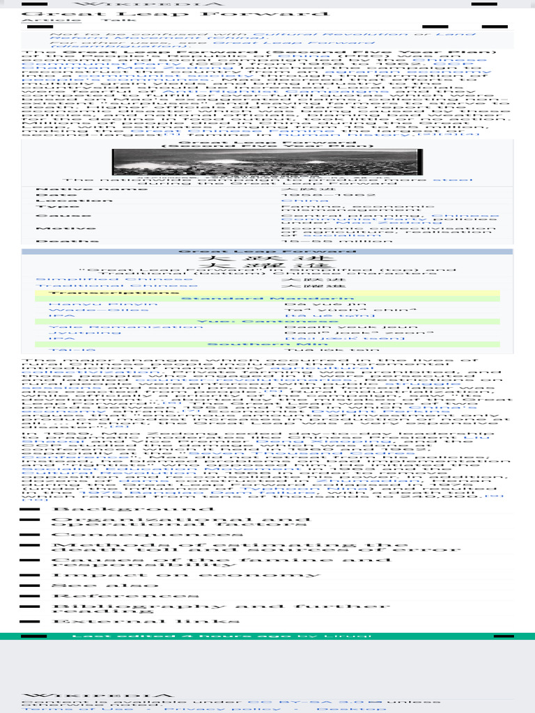 School project | PDF | Mao Zedong | China