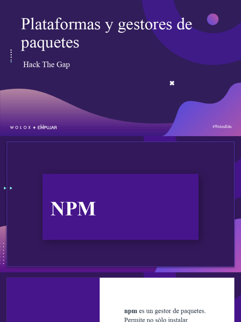 (Estudiantes) 01. Plataformas y Gestores de Paquetes | PDF | Informática