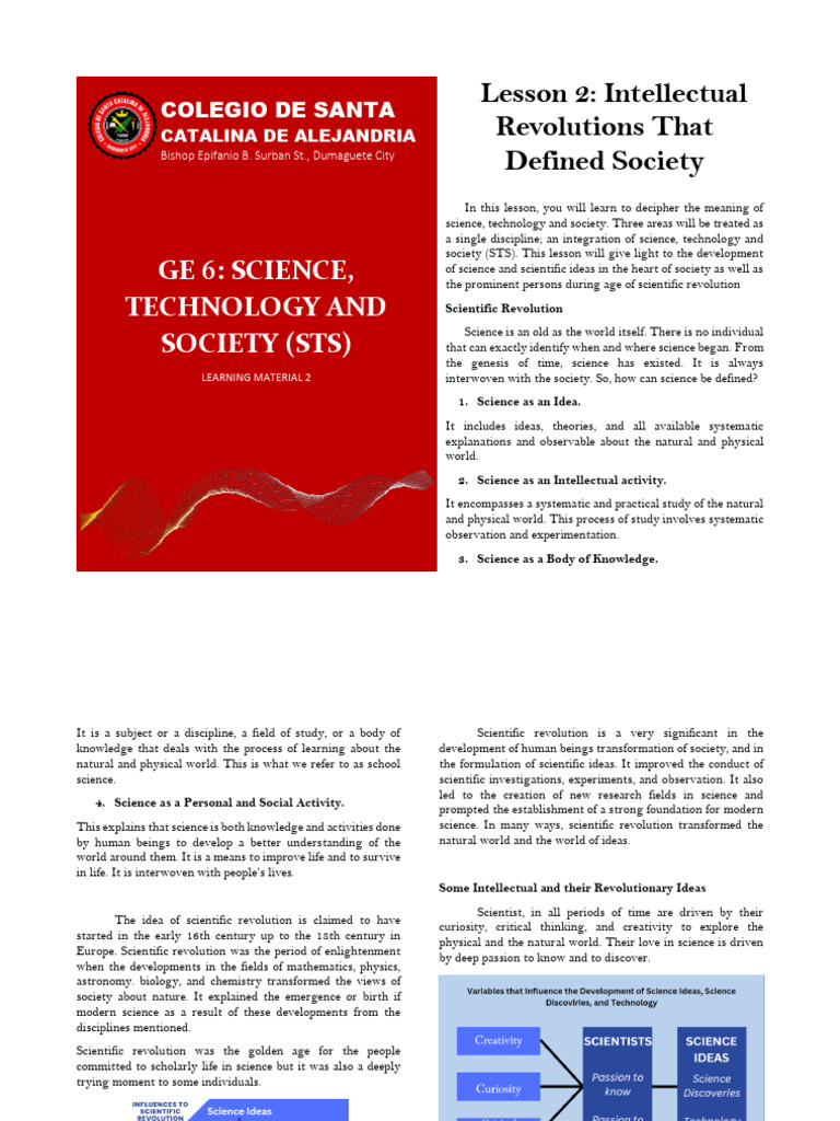 Lesson 2-3 STS FCA | PDF | Science | Science Education