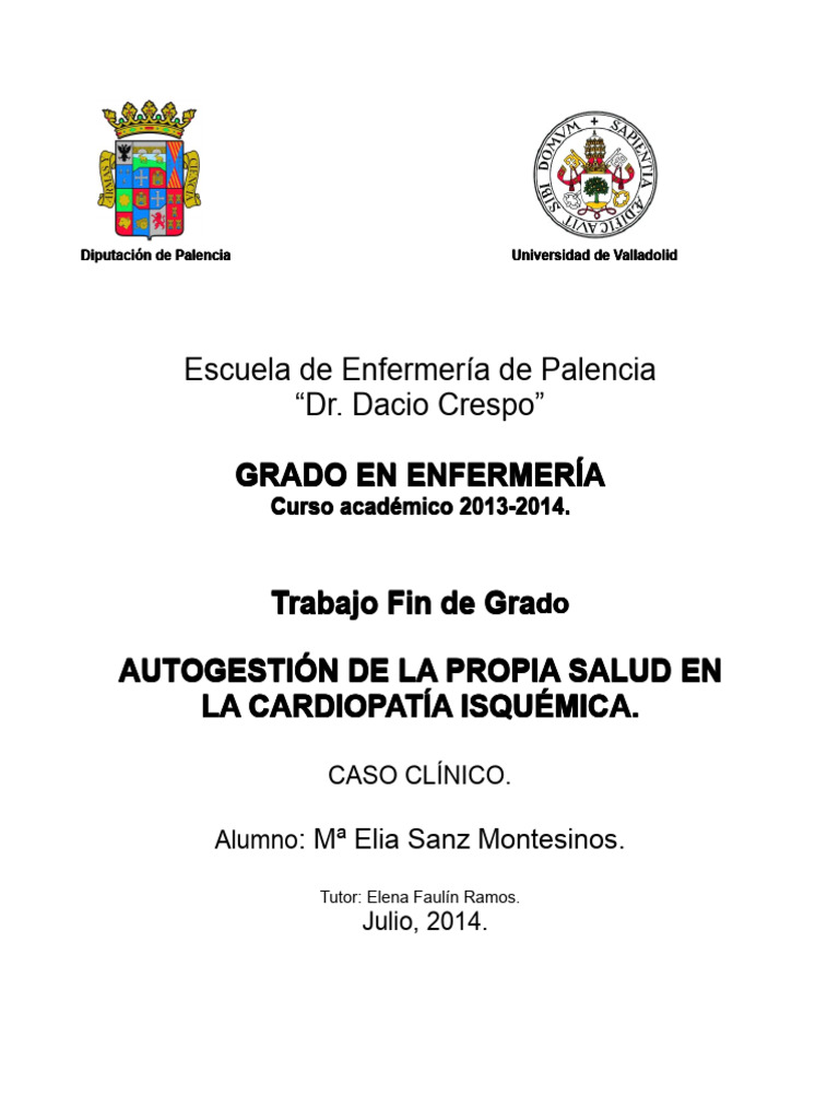 Escuela de Enfermería de Palencia "Dr. Dacio Crespo":: M Elia Sanz ...