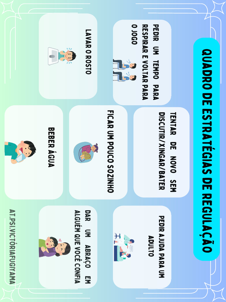 Quadro de Rotina Autismo Aba | PDF