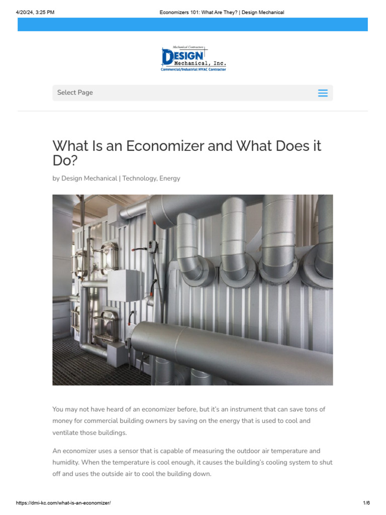 Q46 - D - The Most Sophisticated Type of Economizer - D - Economizers ...