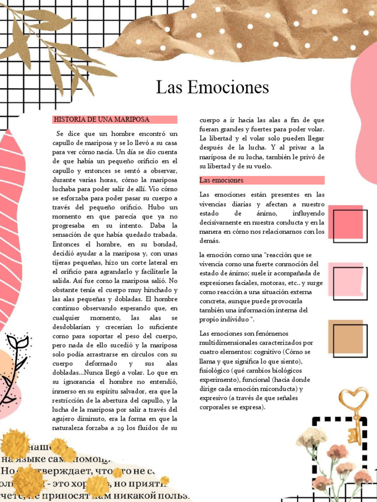 Guía Lenguaje - Emociones | PDF | Las emociones | Conceptos psicologicos