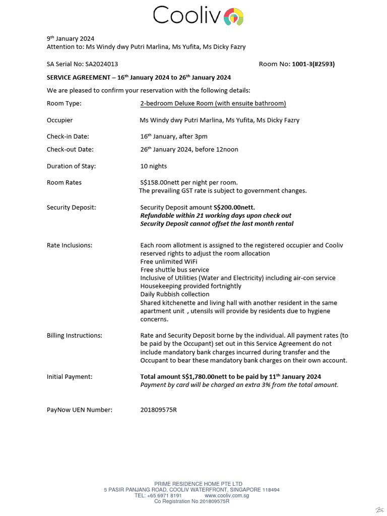 15) 2024013 Ms Windy Dwy Putri Marlina, Ms Yufita, Ms Dicky Fazry 16JAN24 To 26JAN24 | PDF ...