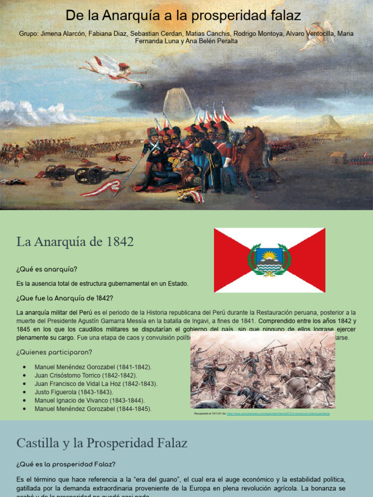 Anarquía y Prosperidad Falaz en Perú | PDF | Comunidad andina | América ...