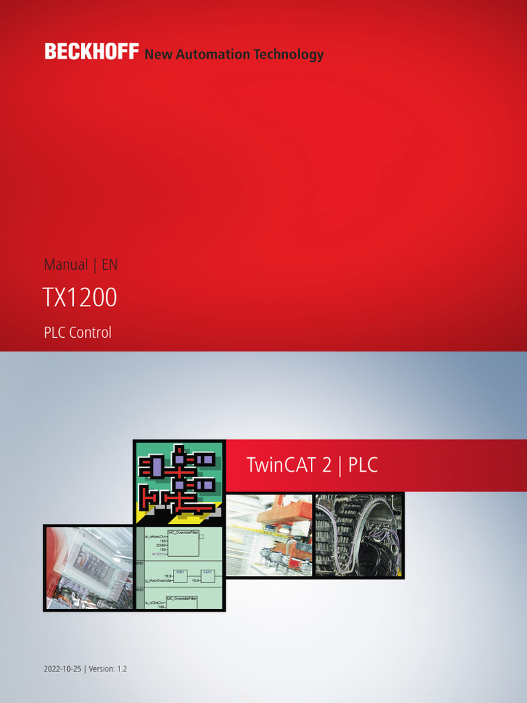 TX1200 PLC Control EN | PDF | Parameter (Computer Programming) | Programmable Logic Controller