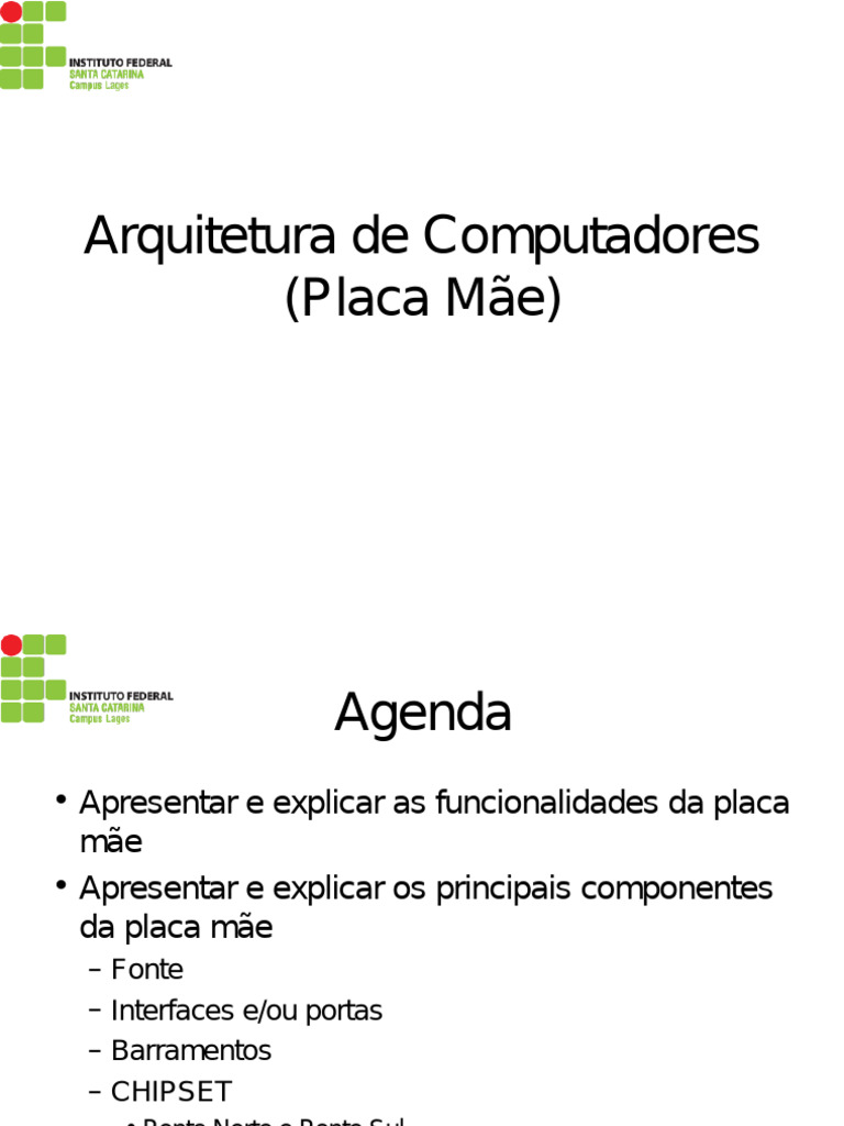 Componentes e Funções da Placa Mãe | PDF | Arquitetura de computadores ...