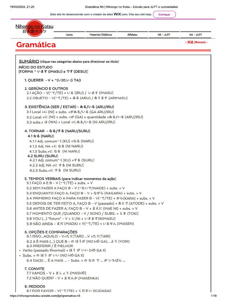 Gramatica Das Frases | PDF