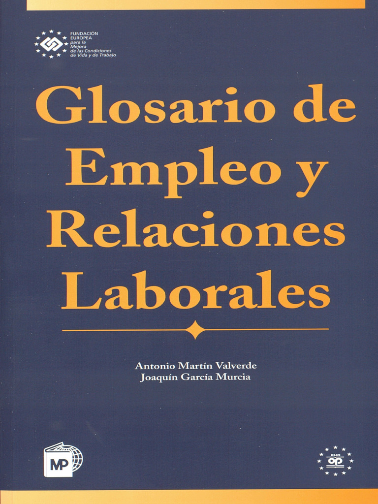 Glosario de Empleo y Relaciones Laborales | PDF | España | Salario