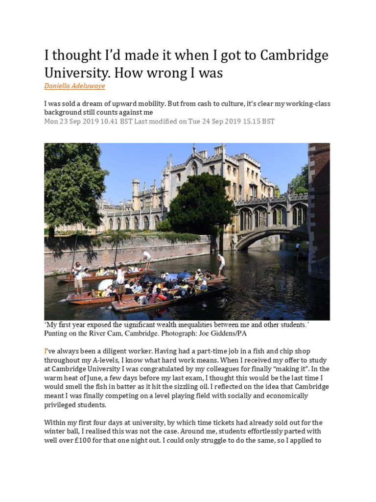 Cambridge Equality Reading Pdf