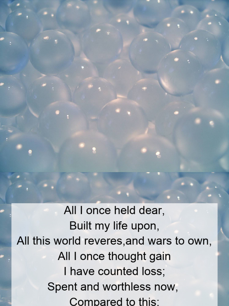 All I Once Held Dear Knowing You Jesus Pdf