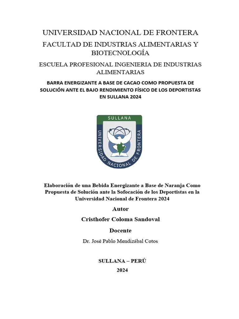 Avanze de Formato 6 | PDF | Alimentos | Nutrición
