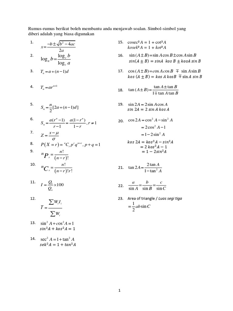 T5 2021 Kertas 1 | PDF