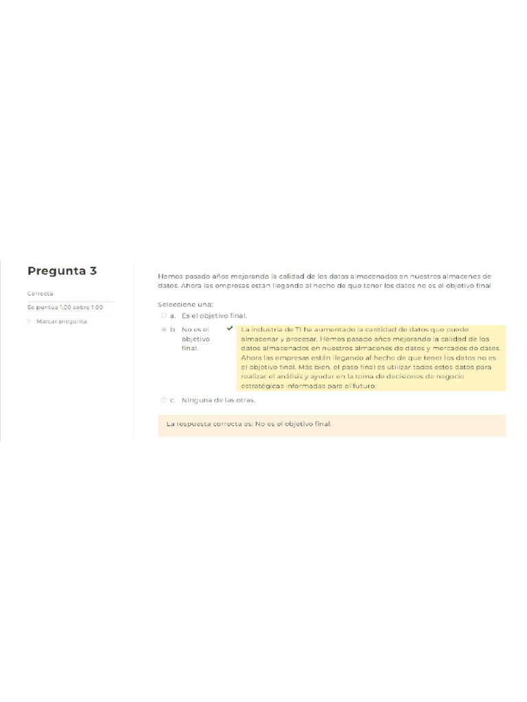 Examen Big Data y BI Clase 1 | PDF