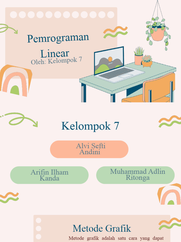 Pemrograman Linear Kelompok 7 | PDF