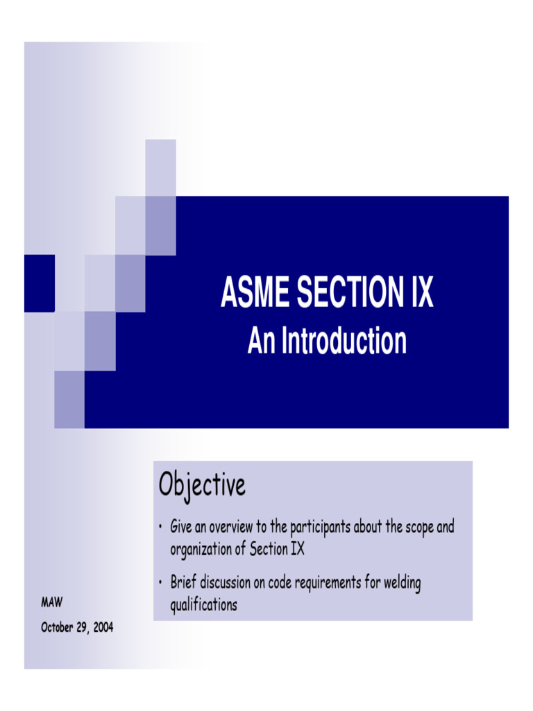 ASME Sec IX | PDF | Welding | Construction