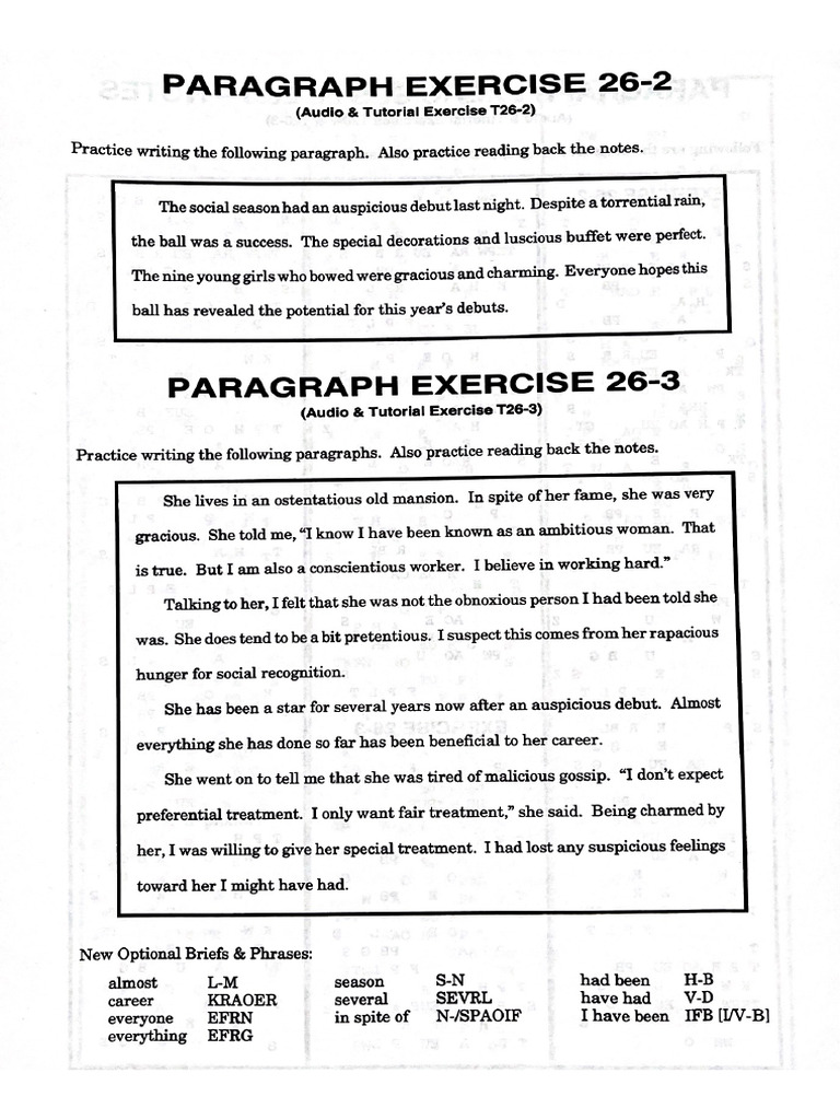 Answer Key - Lesson 26-30 | PDF