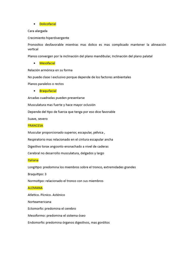 Arco Superciliar y Crecimiento Facial | PDF | Cráneo | Hueso