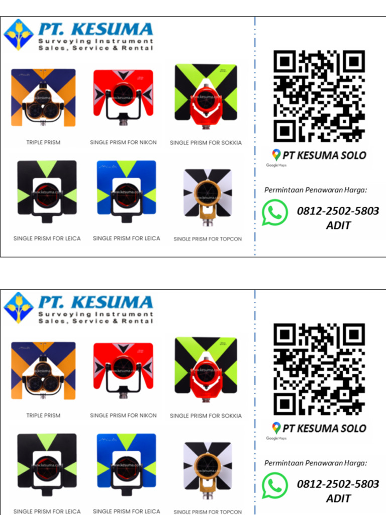 Kartu Nama Adit Prisma | PDF