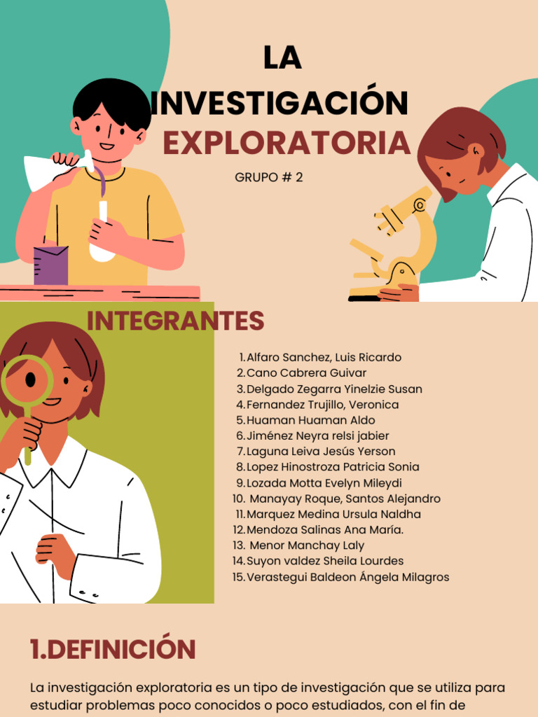 Investigacion Exploratoria | PDF | Science | Metodología