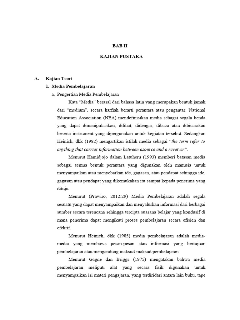 Bab Ii Proposal | PDF