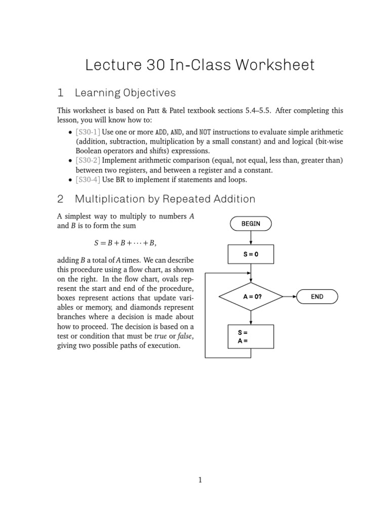 ws30 | Download Free PDF | Assembly Language | Control Flow