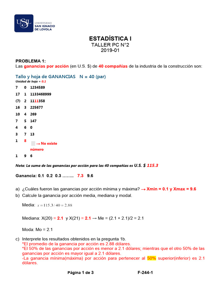 Sol - Taller PC2 | PDF
