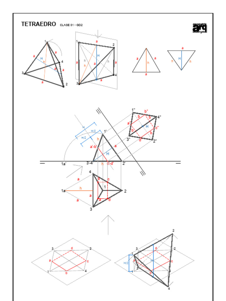 GD2 Clase 1 - Tetraedro | PDF