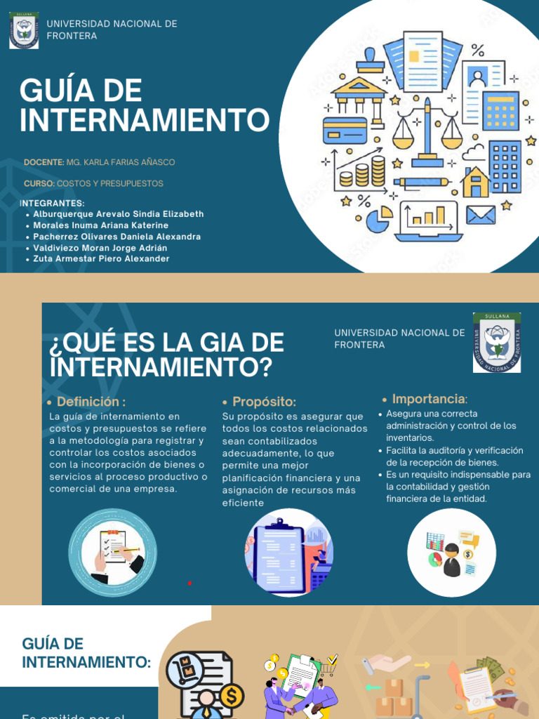 Guía de Internamiento en Costos y Presupuestos | PDF | Presupuesto ...